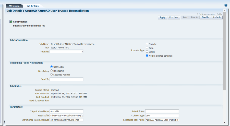 Guide to Enabling Incremental Reconciliation from Azure AD to OIM